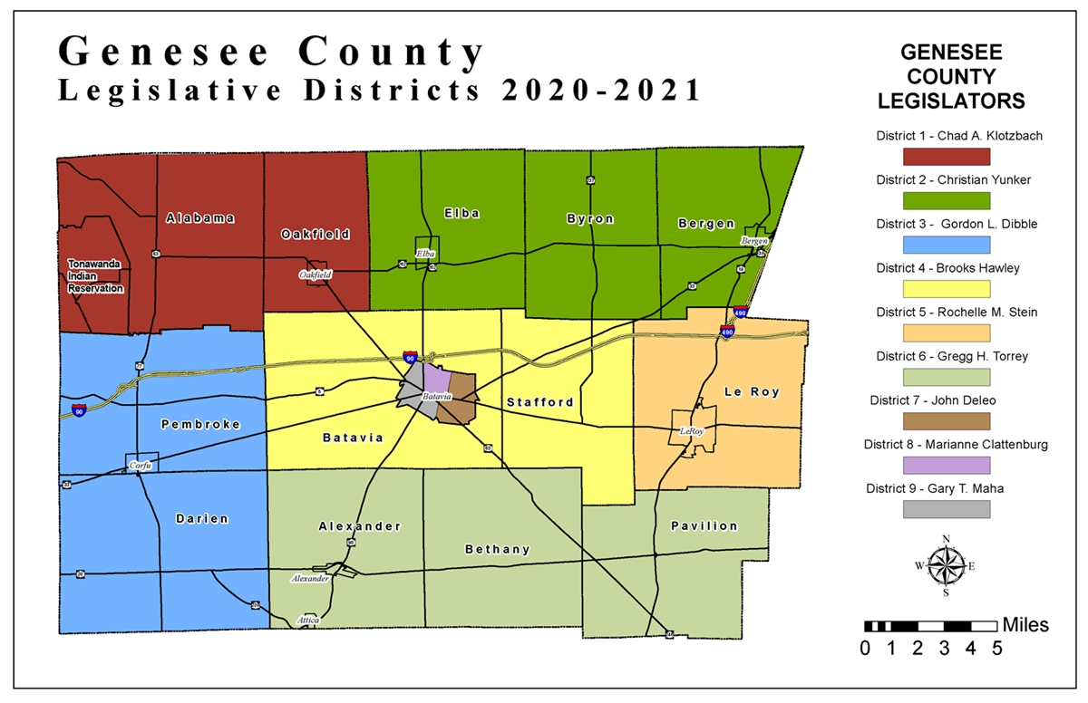 District Maps - Genesee County, New York